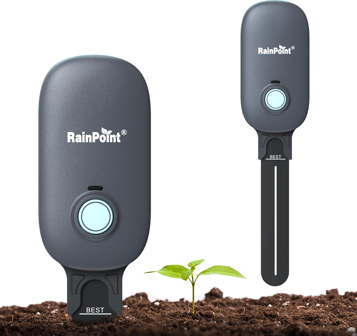 Amazon.com: RAINPOINT Bluetooth Soil Moisture Meter, Soil Moisture ...