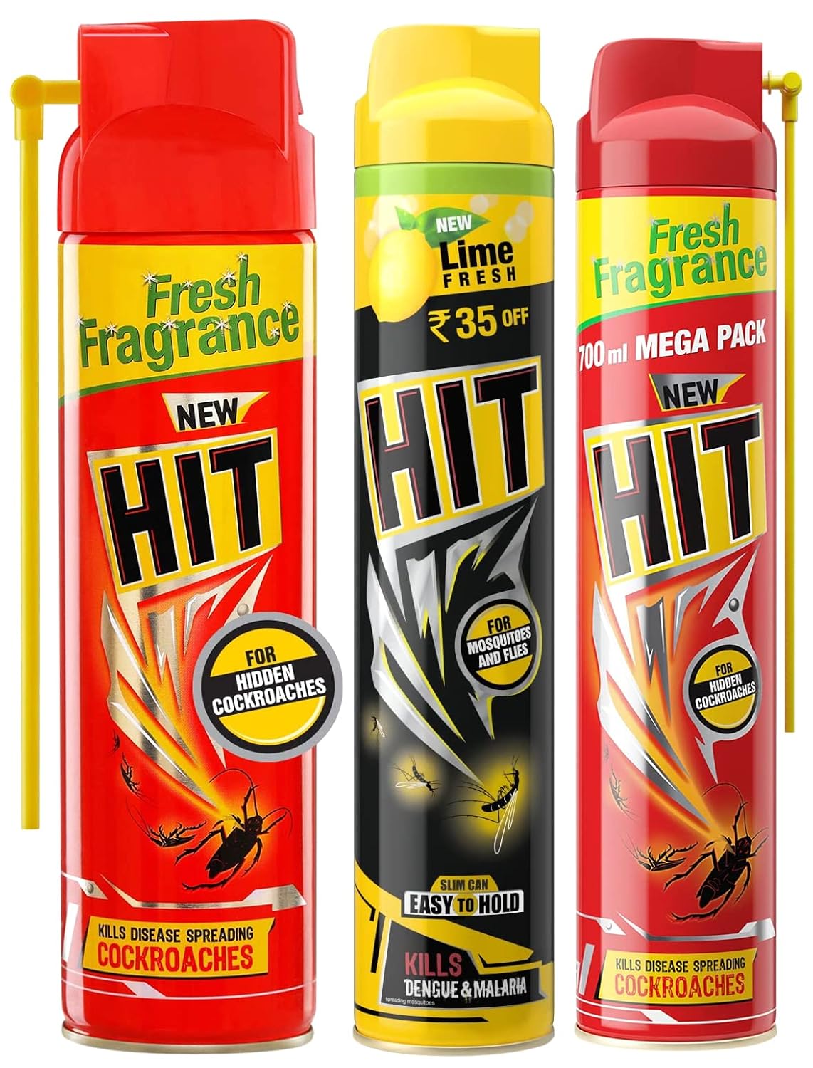 HIT Crawling Insect Killer – Cockroach Killer Spray (700ml) & HIT ...
