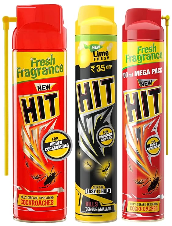 HIT Crawling Insect Killer – Cockroach Killer Spray (700ml) & HIT ...