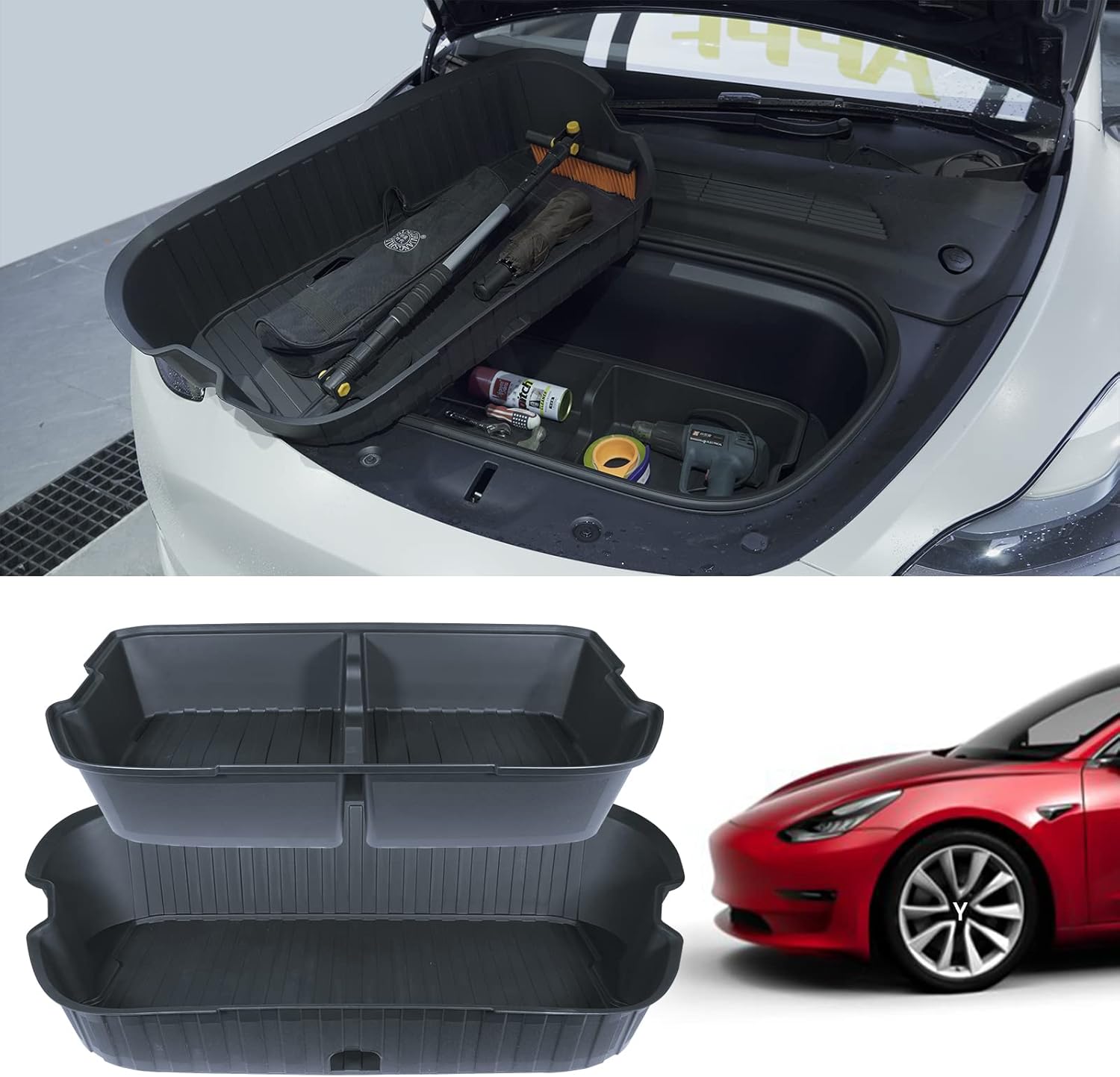 Amazon.com: SDPVorn for 5-Seater Model Y 2020 2021 2022 Front Trunk ...