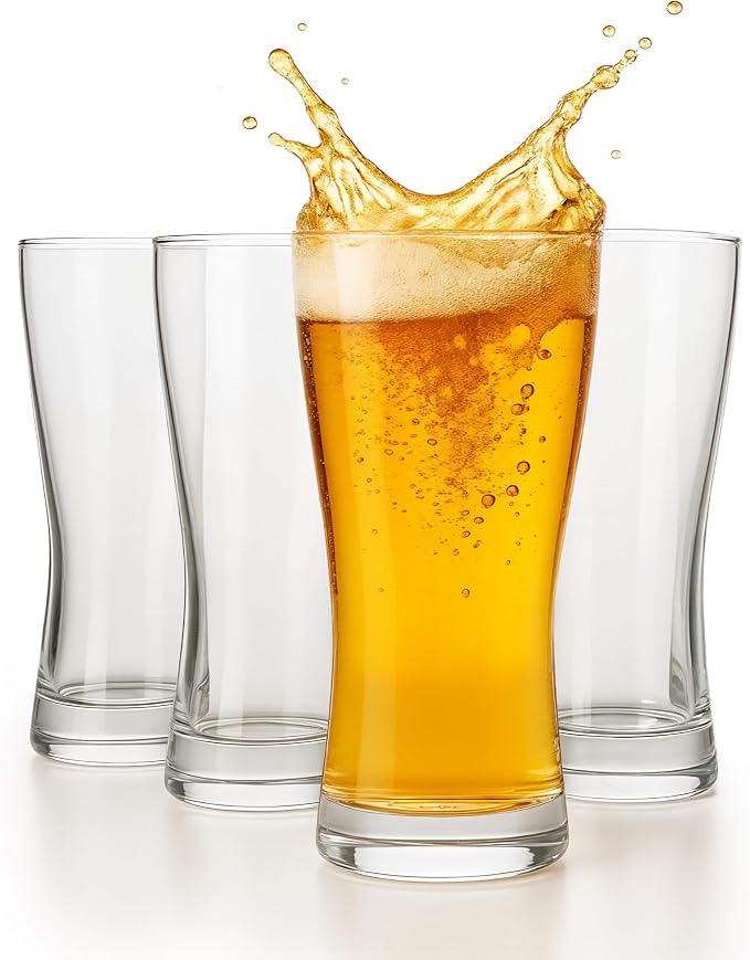 Amazon.com | Ksestor Beer Flight Glasses Set of 4 – Small 7 OZ – Beer ...