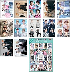 Amazon.com: K-POP Idol Group 2020 New 12 Poster + 1 Sticker Set (All A3 ...