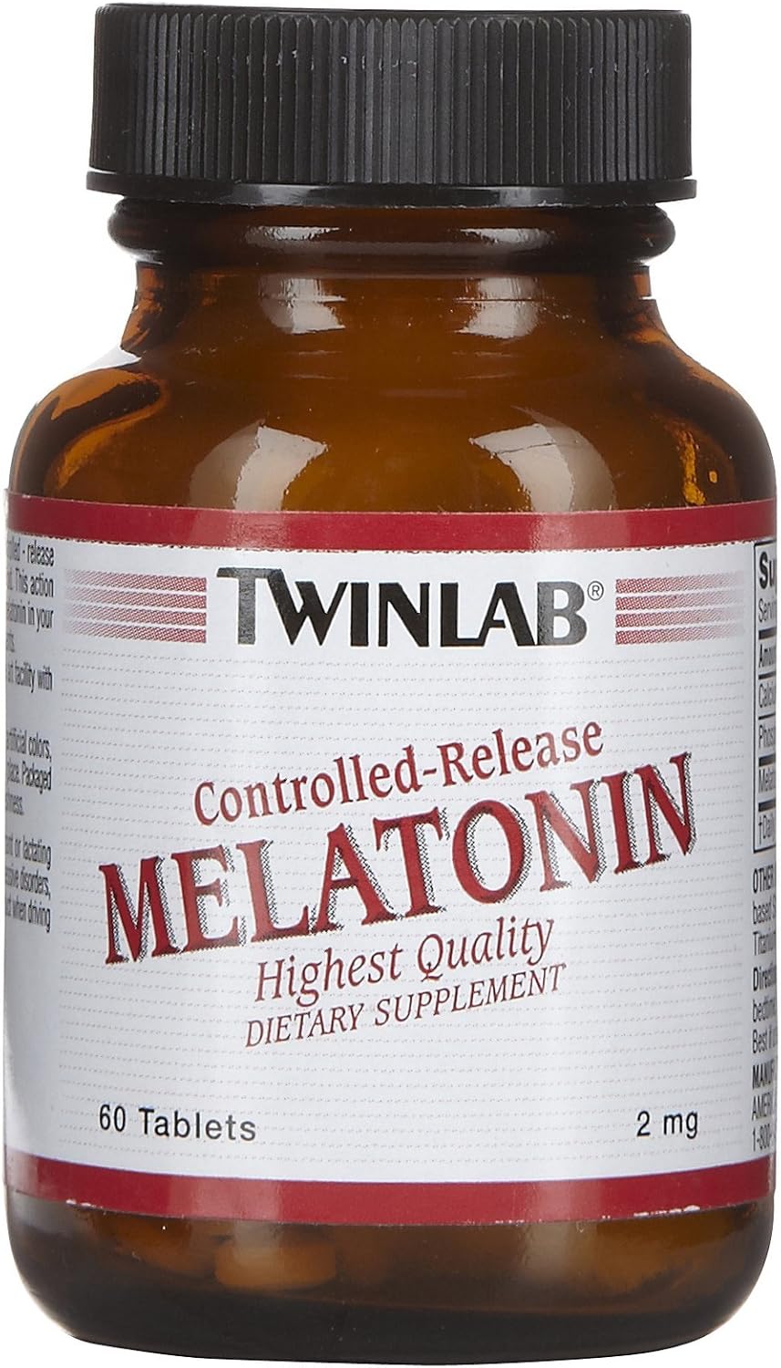 Amazon.com: TWINLAB, Melatonin Controlled Release 2mg - 60 tabs ...