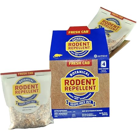 Amazon.com: Fresh Cab Botanical Rodent Repellent - Environmentally ...
