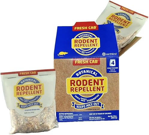 Amazon.com: Fresh Cab Botanical Rodent Repellent - Environmentally ...