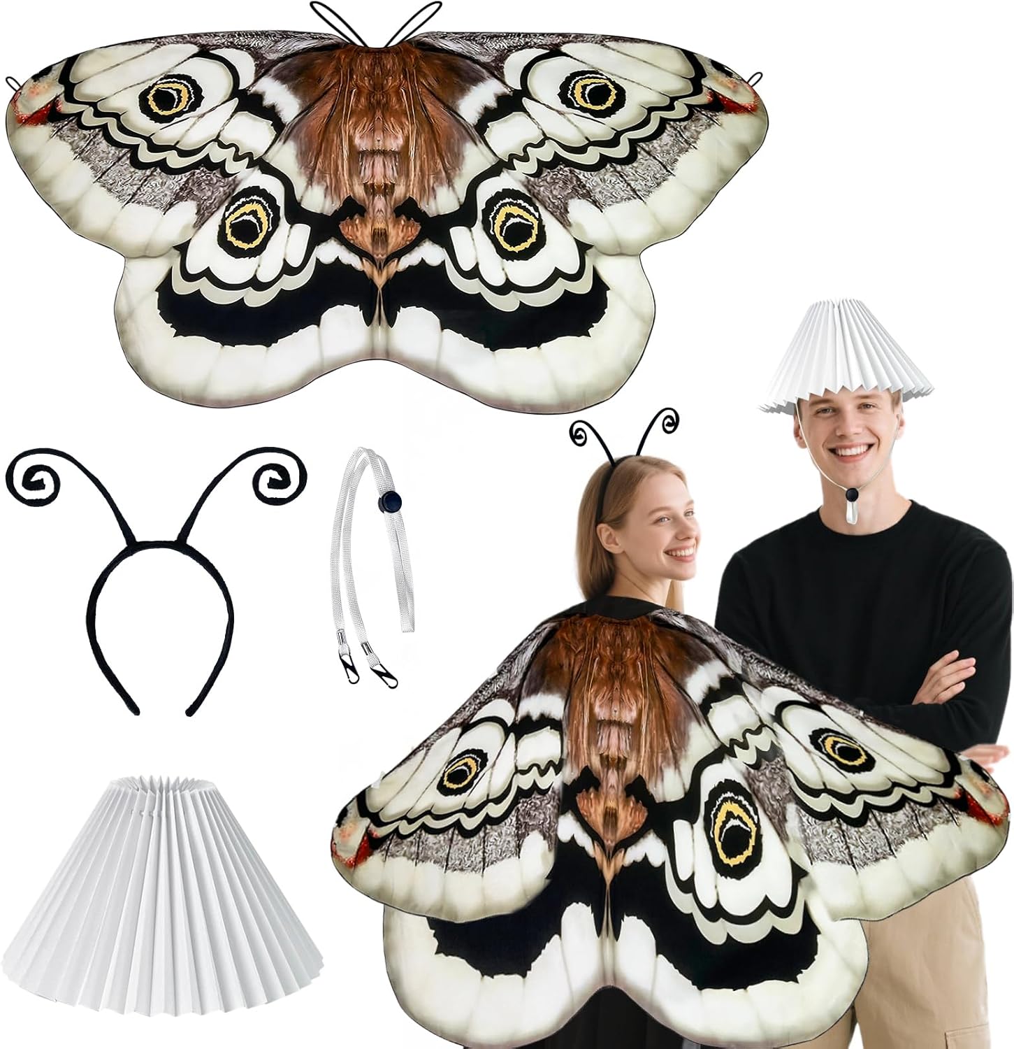 Amazon.com: Pextian Couples Halloween Costumes for Adults, 4pcs Cute ...