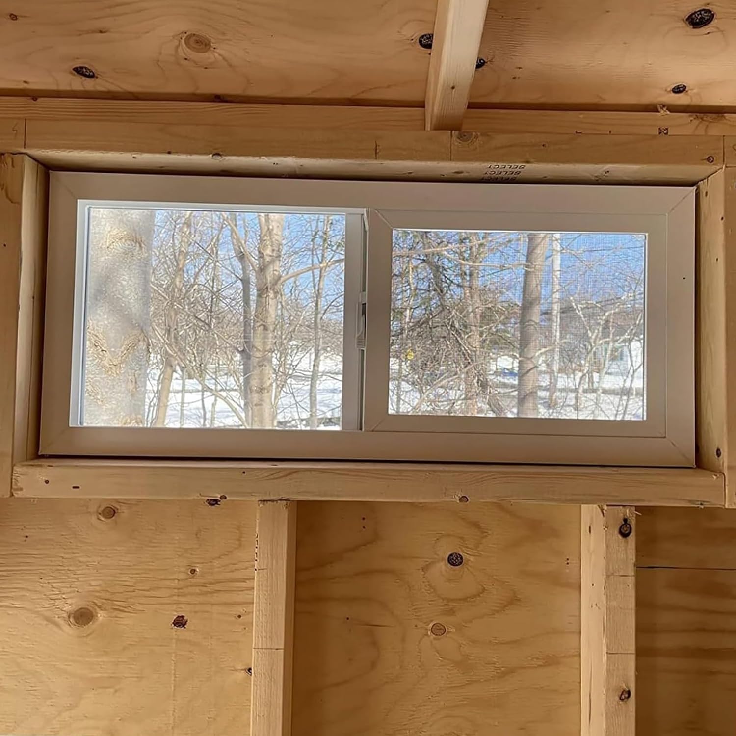 Amazon.com: GOIWIZZ White Basement Window,Aluminum Sliding Windows for ...