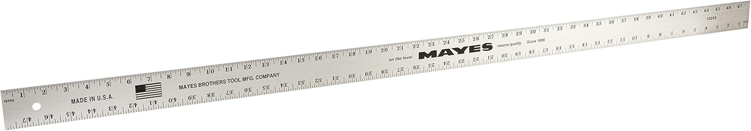 Mayes Level 10209 48" Straight-Edge Rule : Amazon.ca: Clothing, Shoes ...