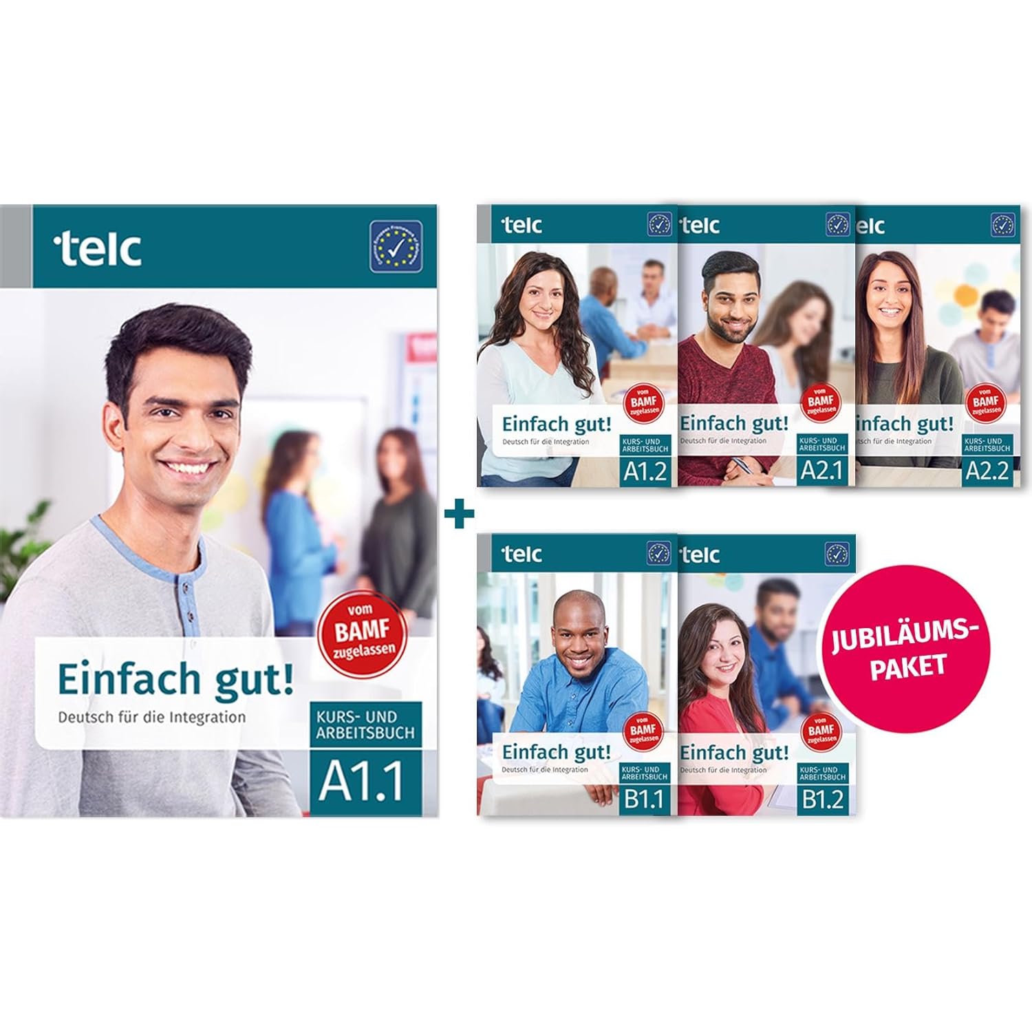 Einfach gut!: Deutsch für die Integration A1.1-B1.2 Paket aus 6 Bänden ...