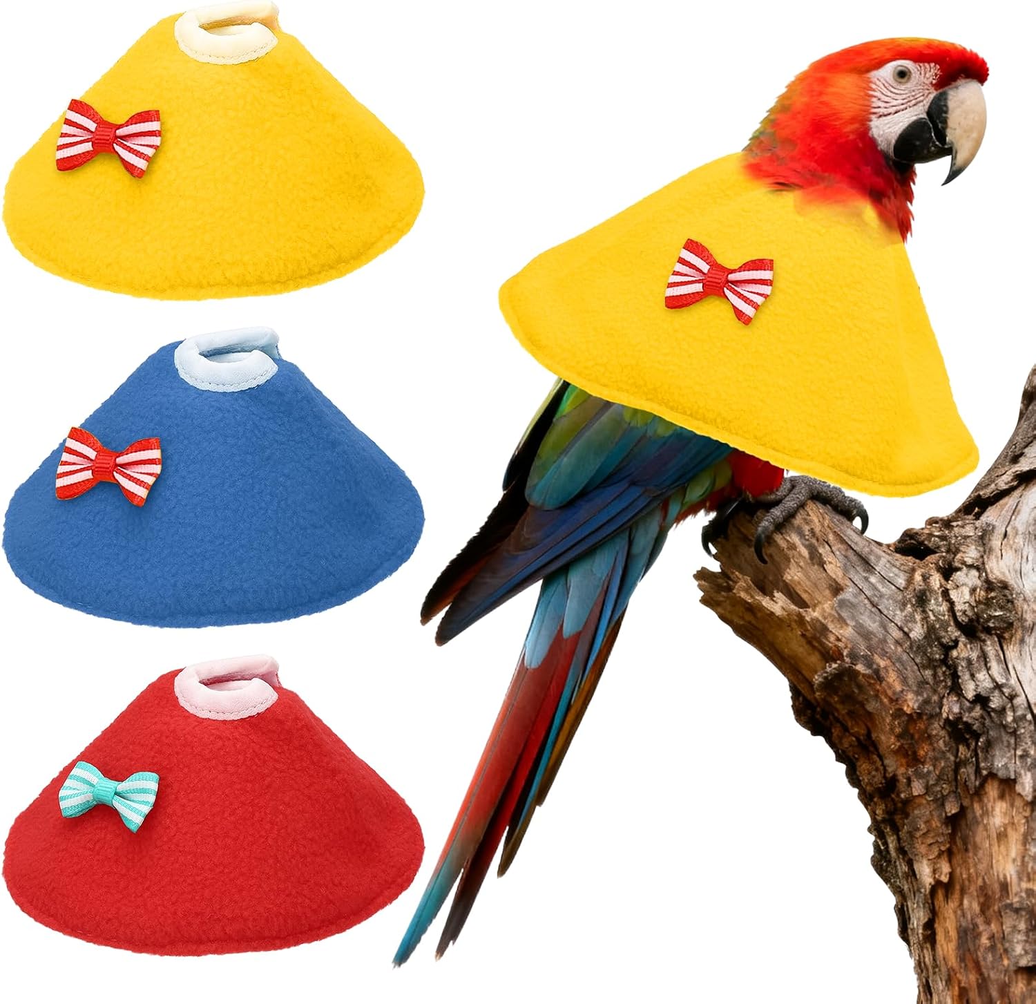 Amazon.com : PETAXCELL Bird Collars, Bird Cone Collar Protective ...