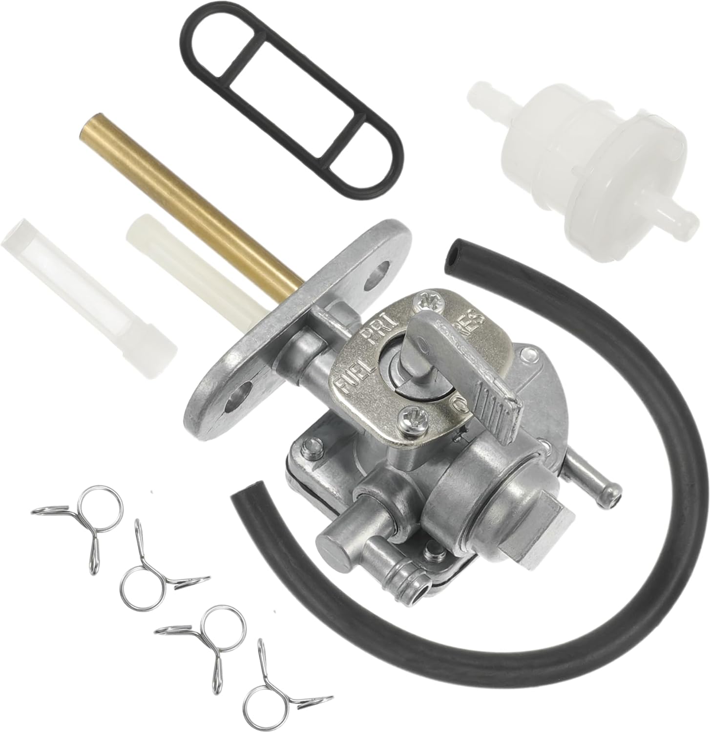 Amazon.com: uxcell Motorcycle Fuel Valve Petcock with Male Thread for ...