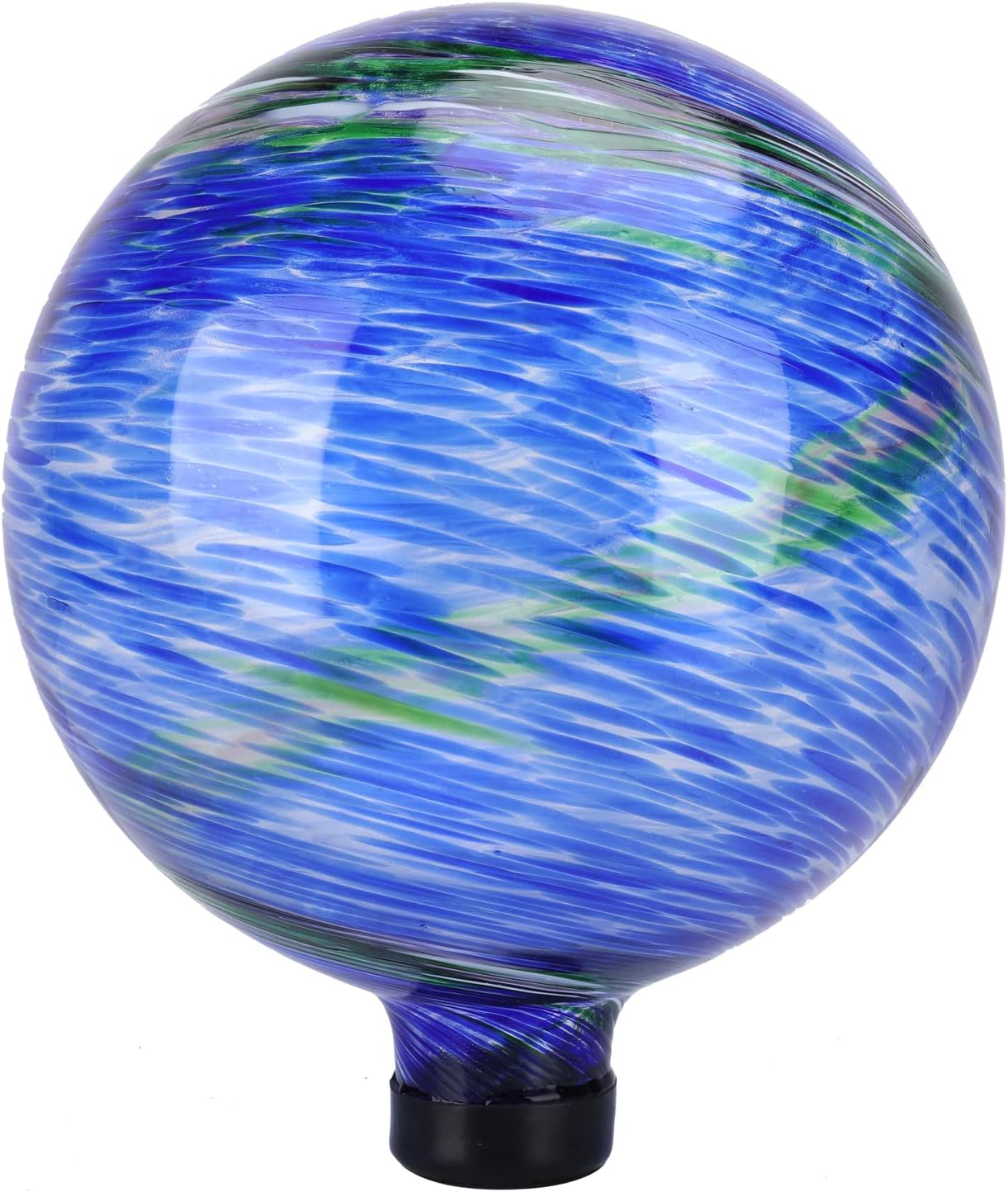 Amazon.com : Gardener's Select A14BFG07 Glass Gazing Globe, Metallic ...