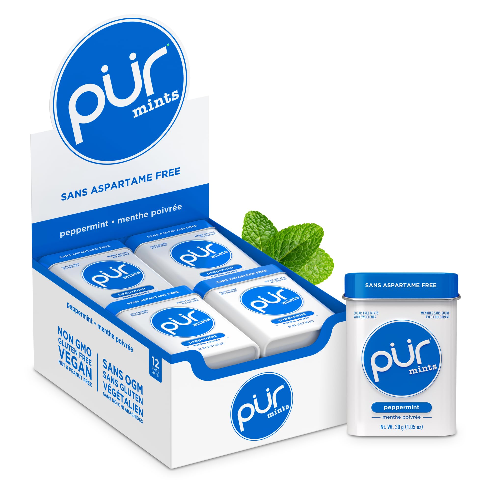PUR Mints | Aspartame Free Mints | Made with Xylitol | Sugar Free ...