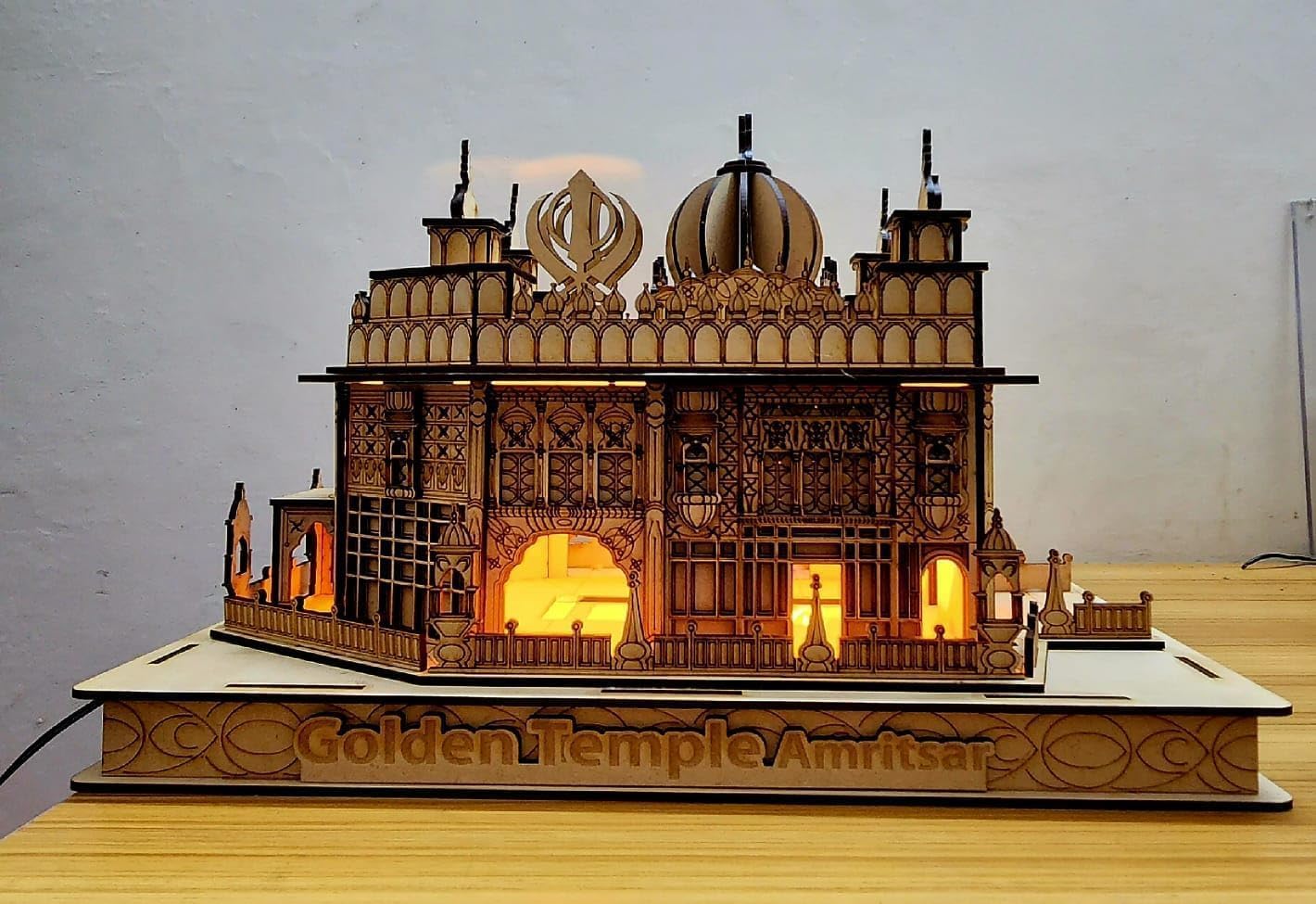 Amazon.com: Hindu mandir Statue Figurine showpiece Temple Miniature ...