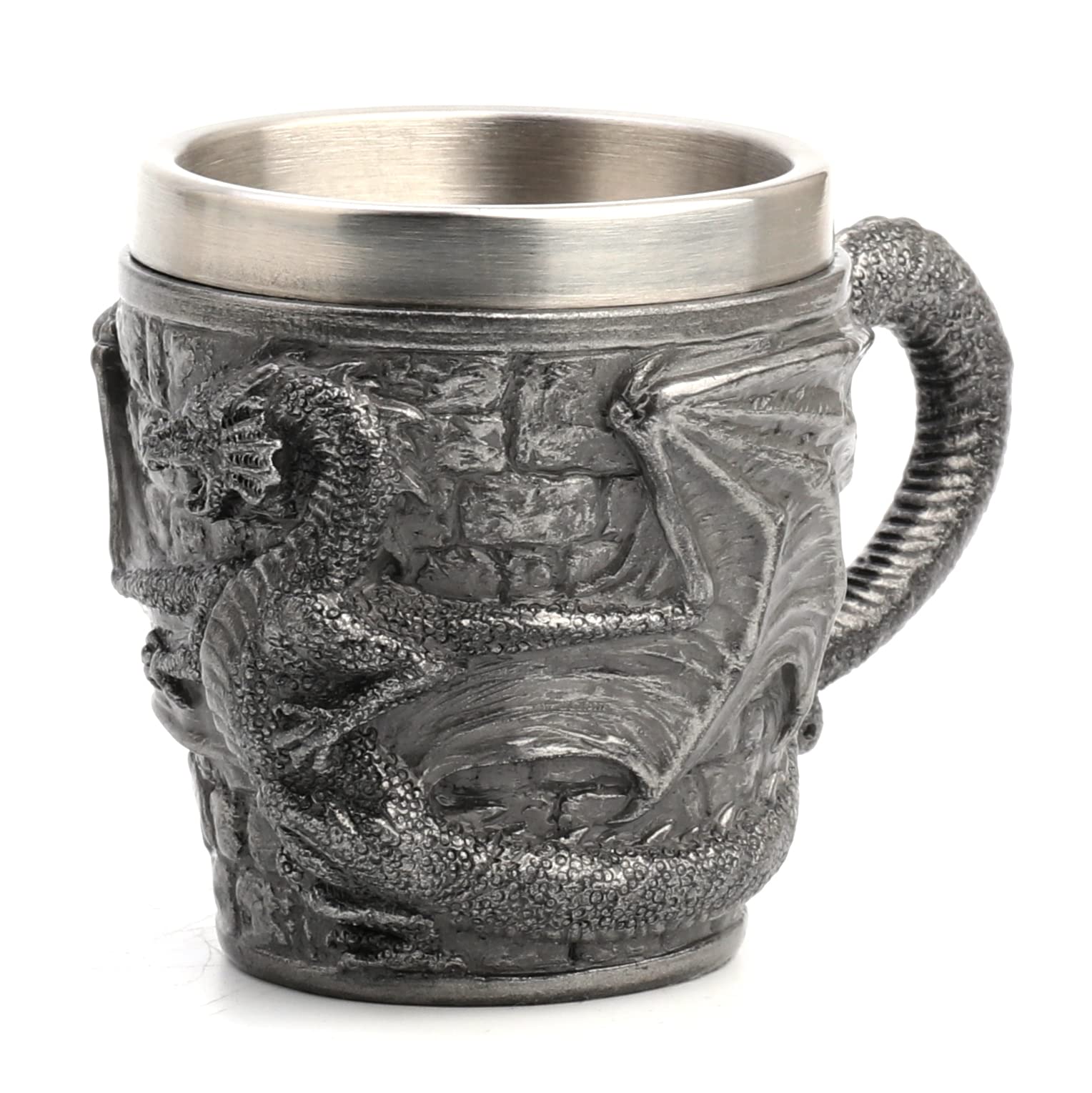 Amazon.com | Veronese Design 2 oz Castle Dragon Esspresso Shot Glass ...