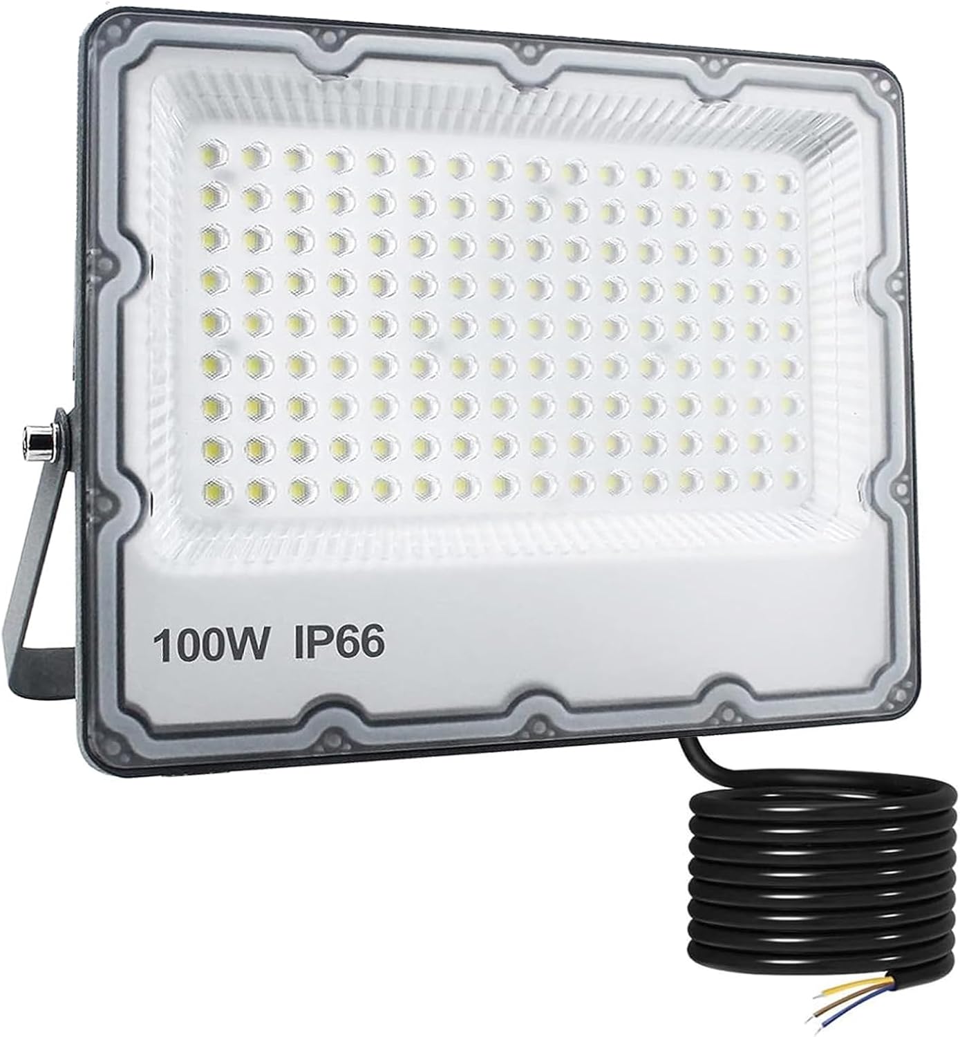 100W LED Flood Light Outdoor, CREATESTAR 10000LM Super Bright Outdoor ...