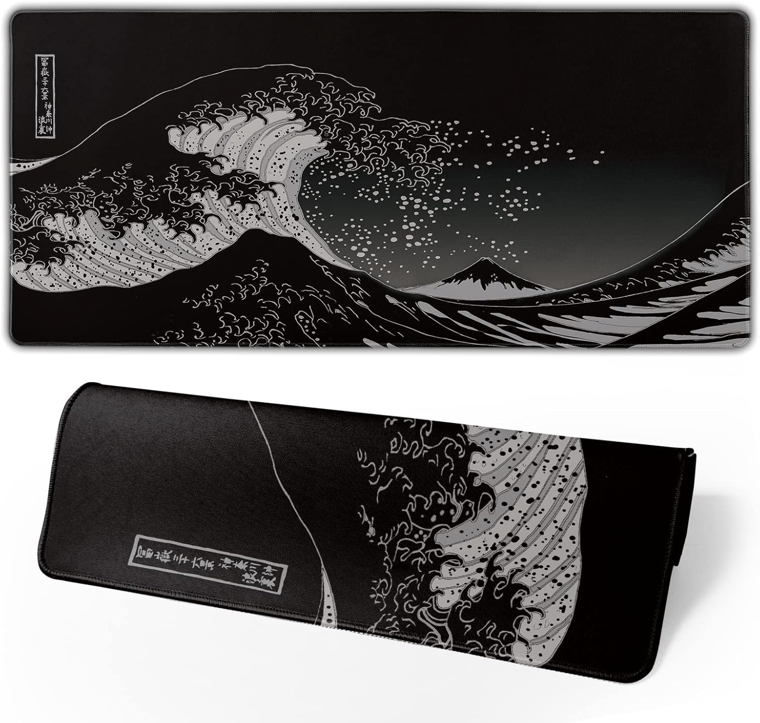 Amazon.com: Japanese Sea Wave Large Mouse Pad Extended The Great Wave ...