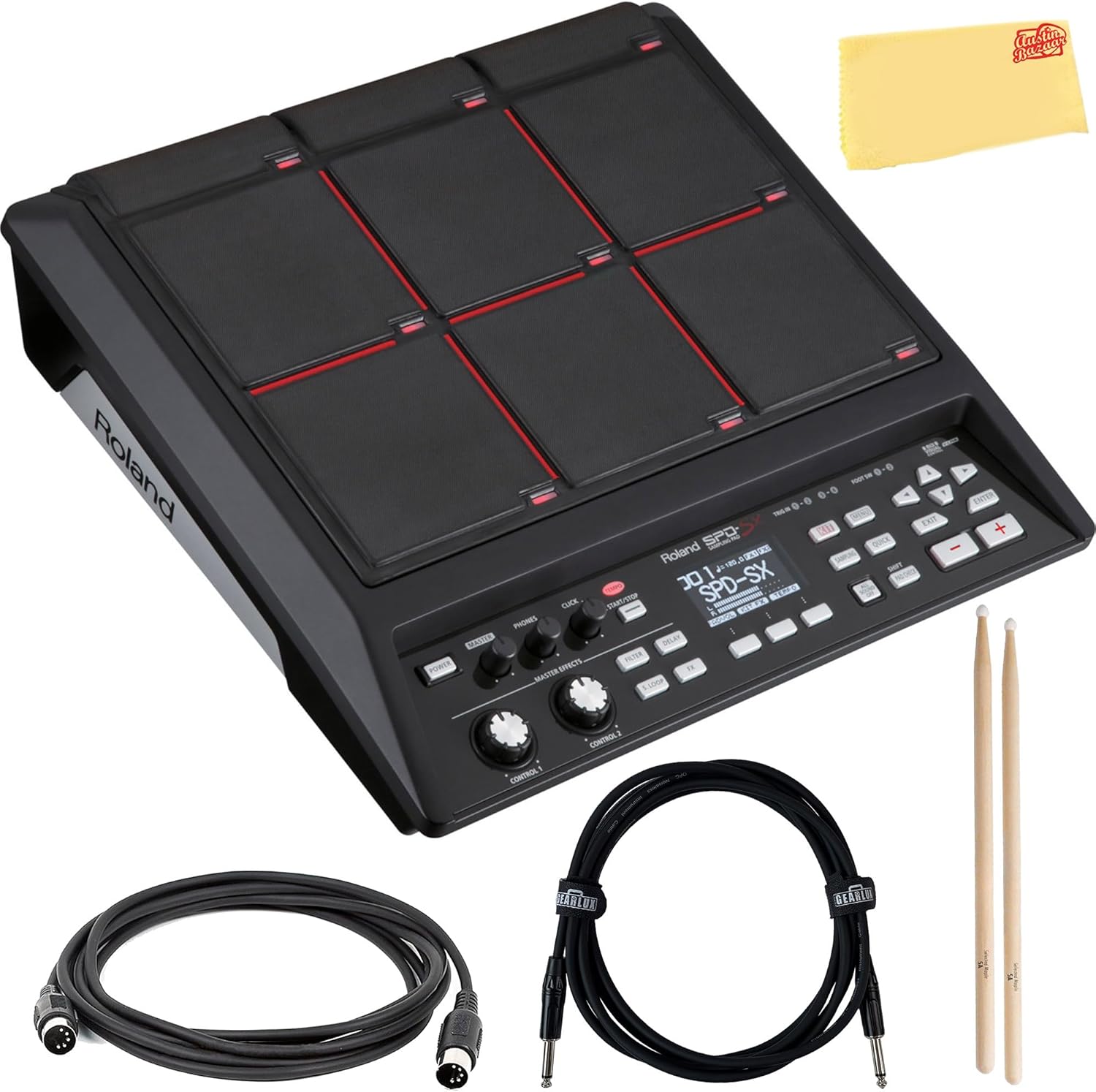 Amazon.com: Roland SPD-SX Sampling Percussion Pad Bundle With ...