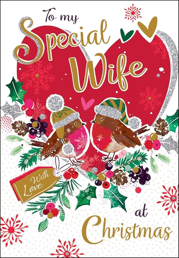 Jonny Javelin Special Wife Christmas Card : Amazon.co.uk: Stationery ...