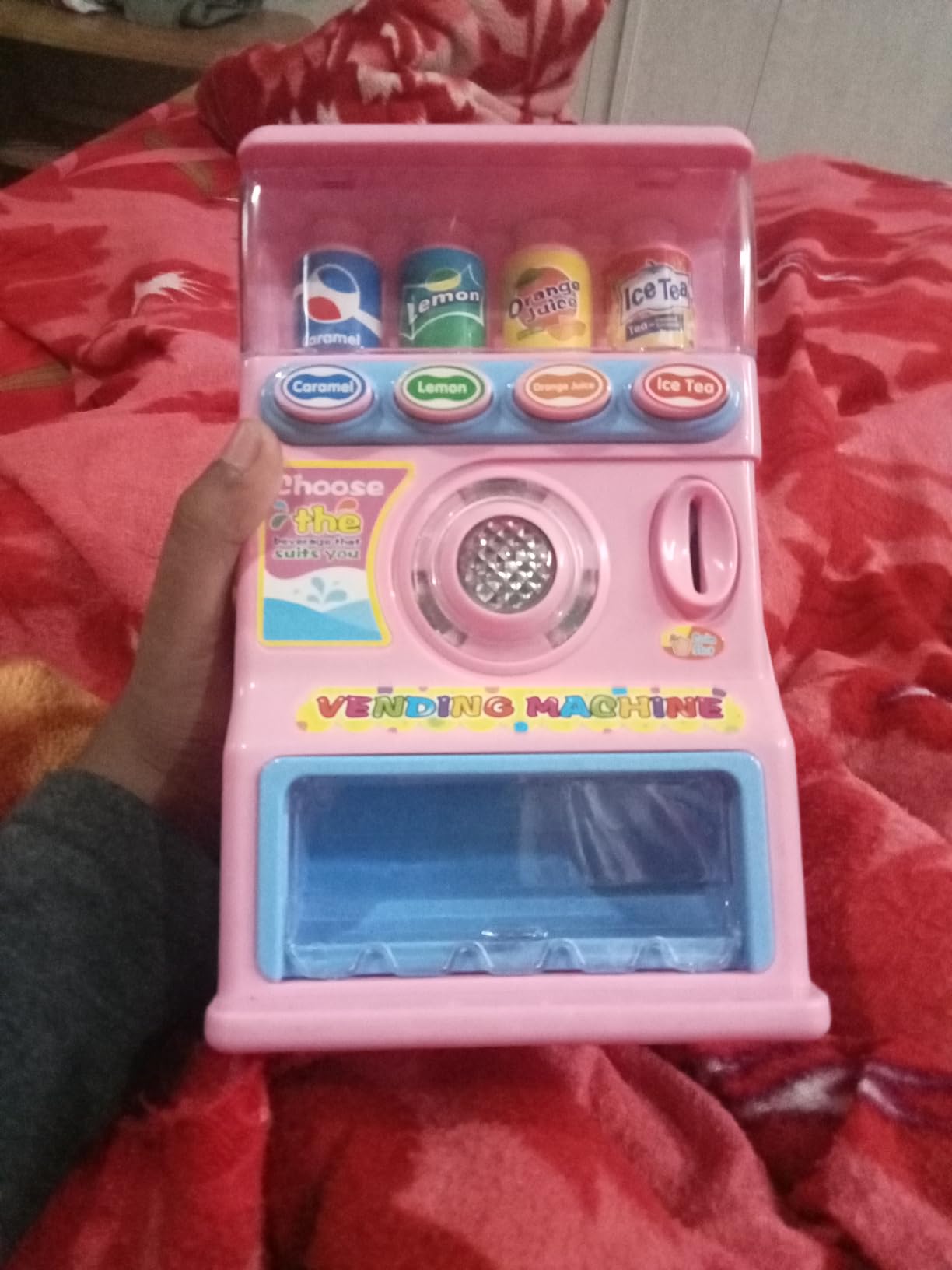 Buy Pepstter® Pretend Play Vending Machine Toy for Kids with Light and ...