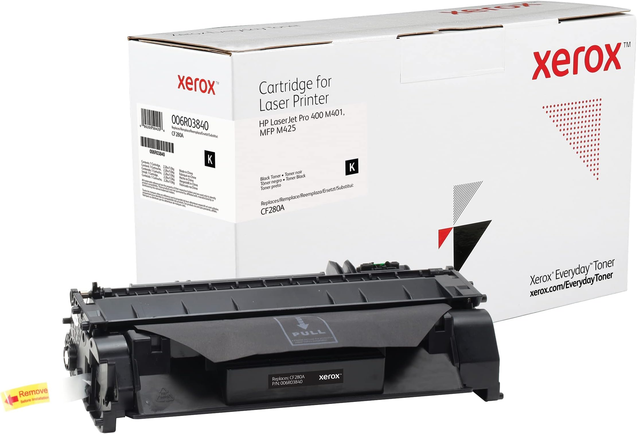 Global Toners Compatible Laser Toner Cartridge for HP CF280X / 80X for ...