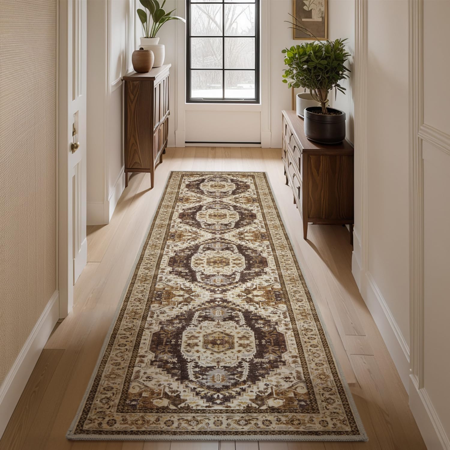 Amazon.com: 2x8 ft Runner Rug for Hallways Non Slip Washable Kitchen ...