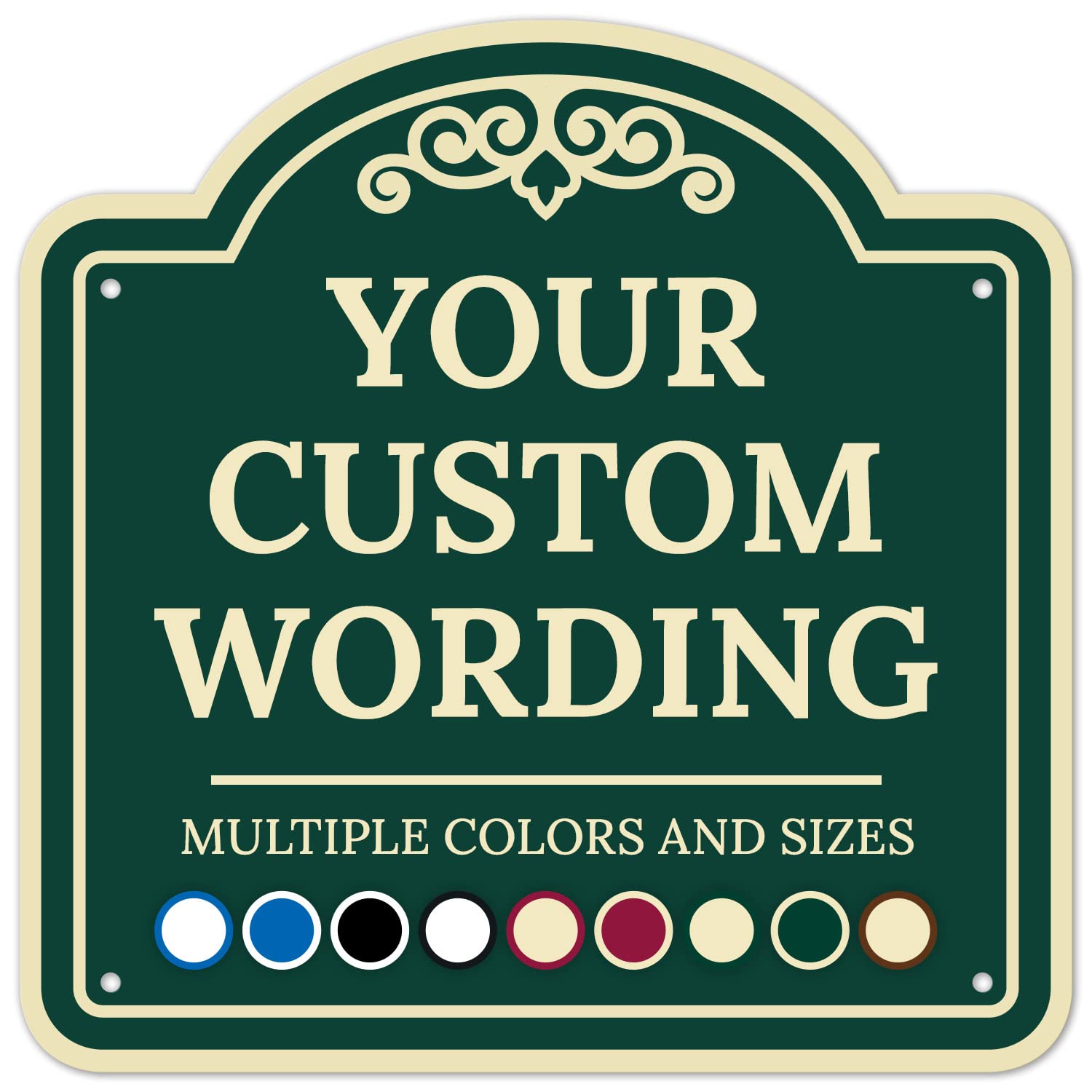 Amazon.com : Custom Indoor/Outdoor Decorative Sign,Custom Personalized ...