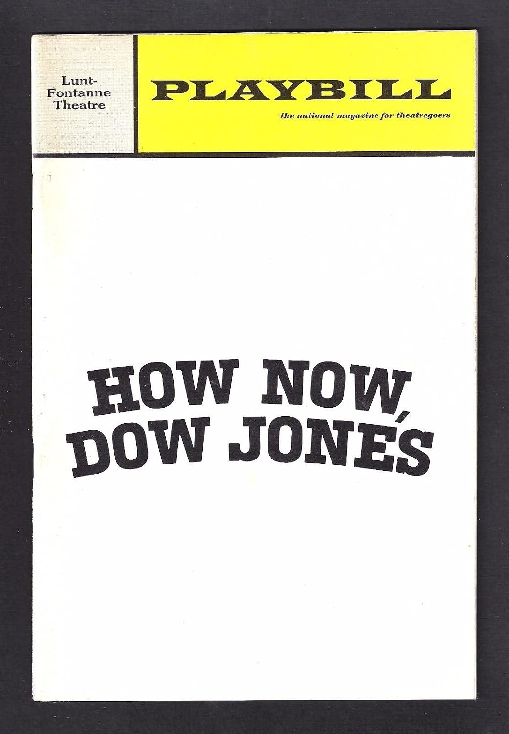 Anthony Roberts "HOW NOW, DOW JONES" Brenda Vaccaro / Marlyn Mason 1968 ...