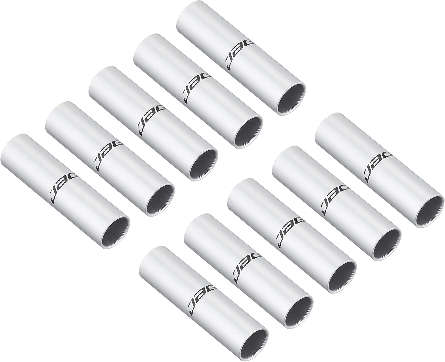 Amazon | JAG WIRE(ジャグワイヤー) Double-End Housing Connector 5mm シルバー 10pcs ...