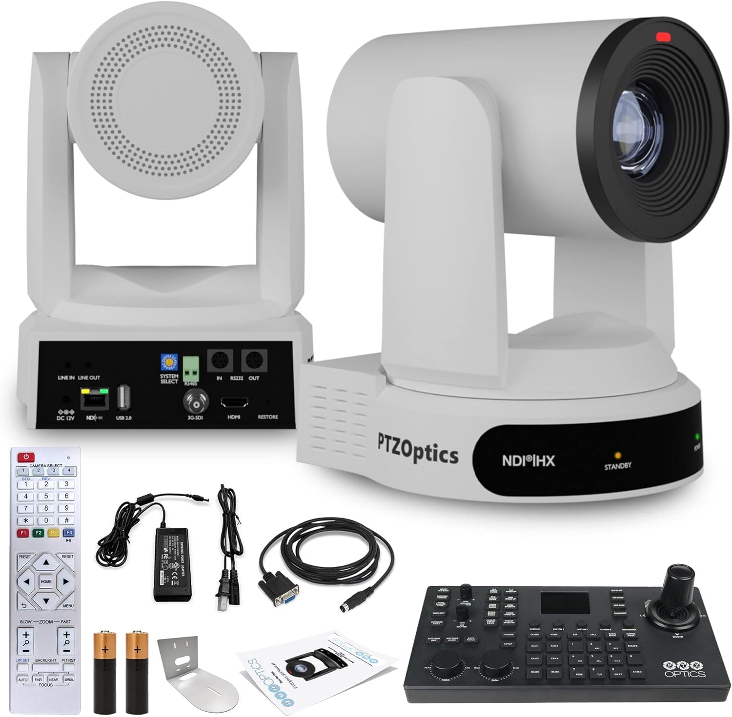 Amazon.com: PTZOptics Move 4K SDI/HDMI/USB/IP PTZ Camera with 30x ...