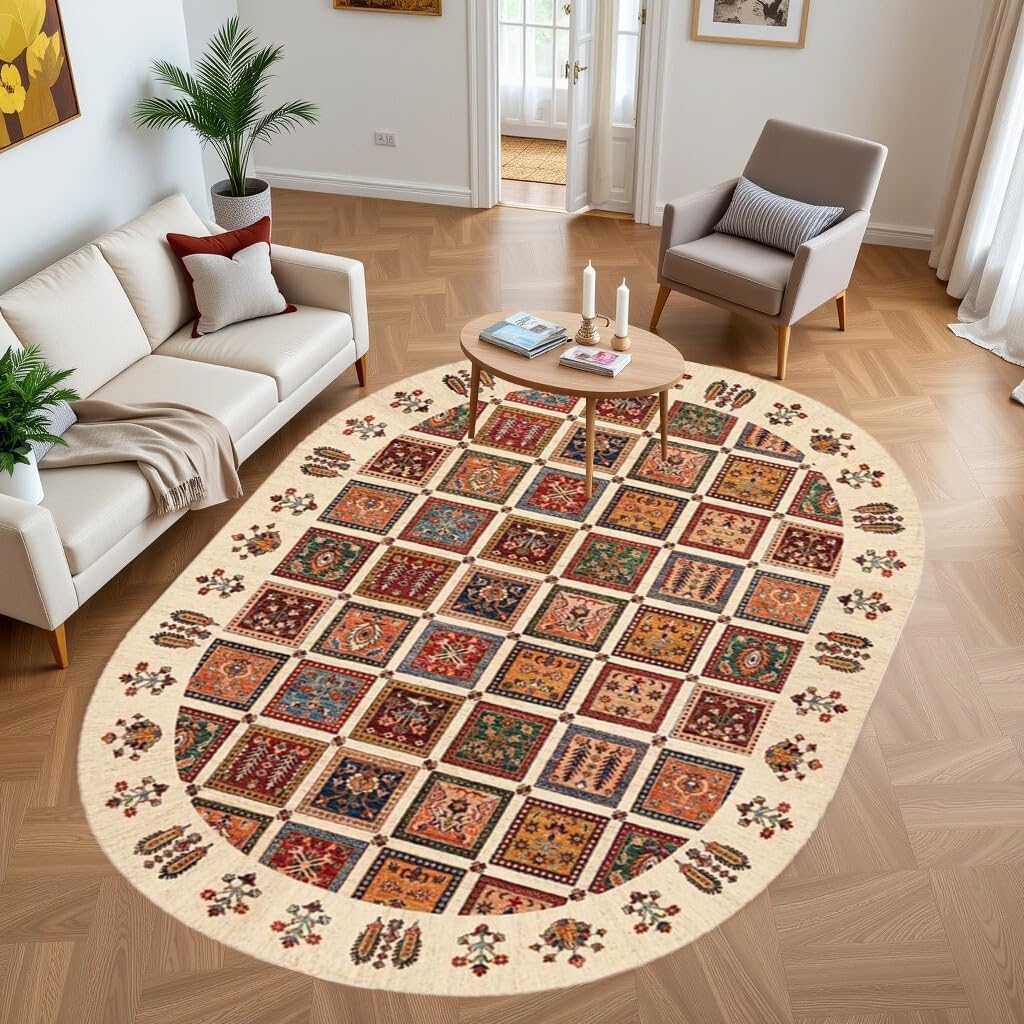 Amazon.com: Vexyora Contemporary Vintage Abstrast Colorful Geometric ...