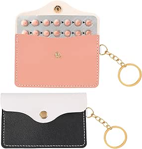 Amazon.com: 2 Pack Contraceptive Medicine Holder Birth Control Pill ...