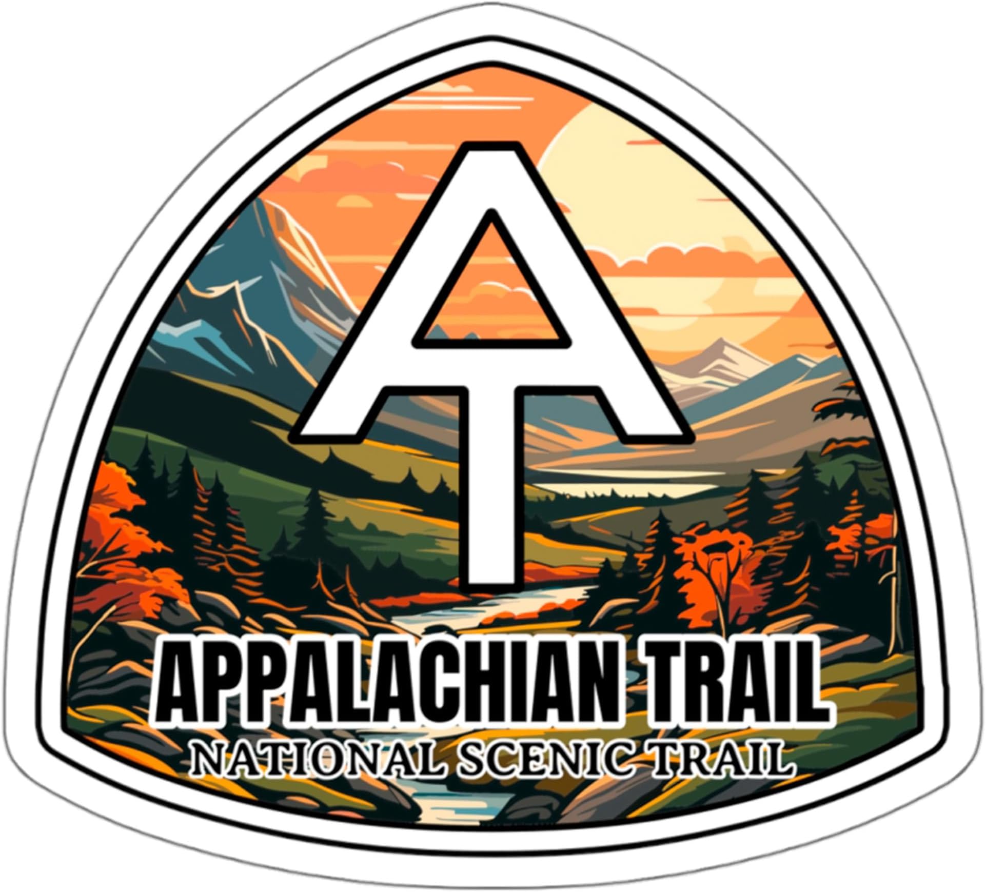 Amazon.com - Pacific Crest Trail Sticker (Outdoor Decals, National ...