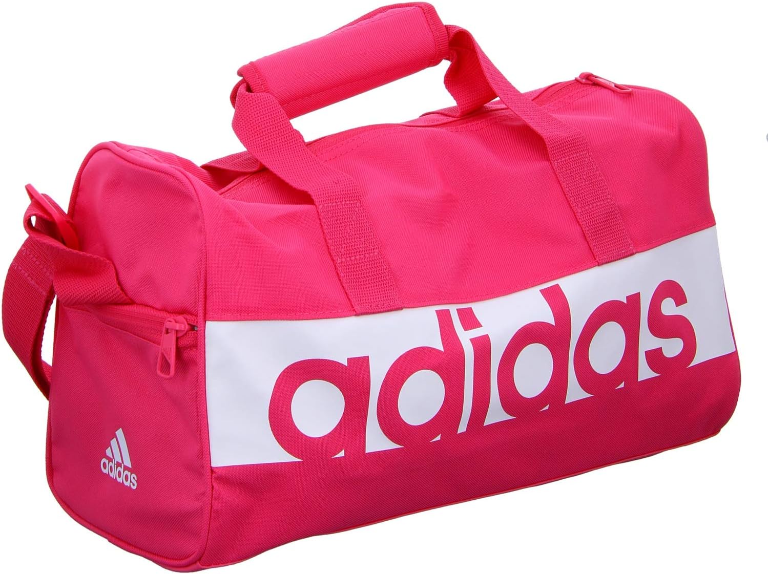 adidas Unisex Adult Linear Performance XS Team Bag - Real Pink/White ...