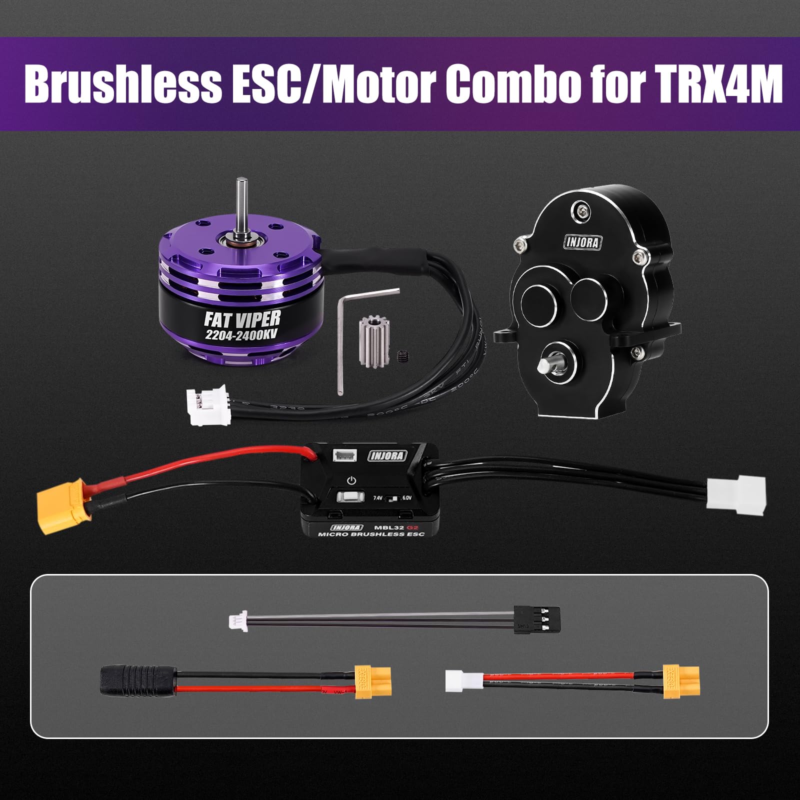 Snapklik.com : MBL32 G2 Waterproof Brushless ESC & 2204 Fat Viper ...