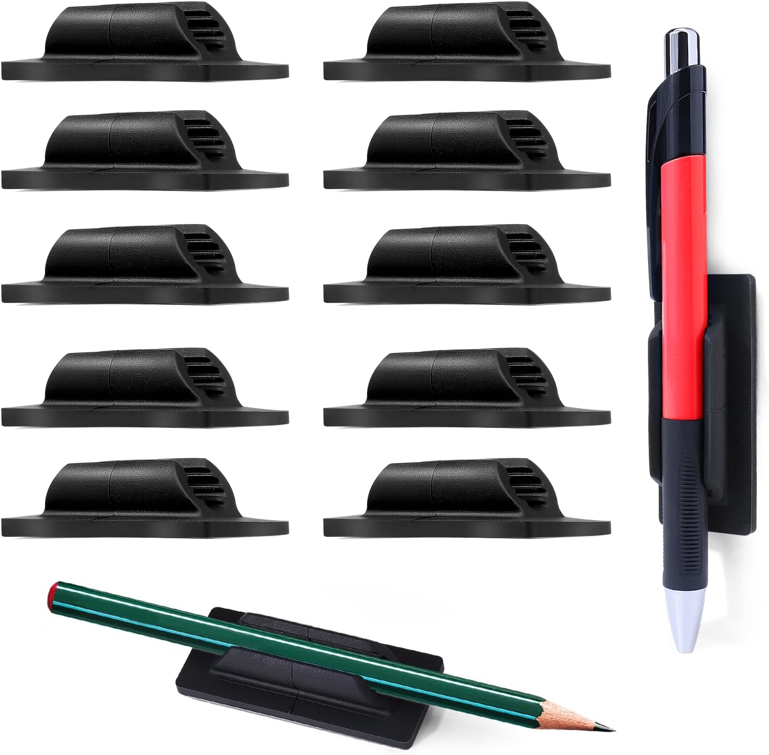 Amazon.com: 12 Pack Pen Holder for Desk, Silicone Pencil Holder with 12 ...