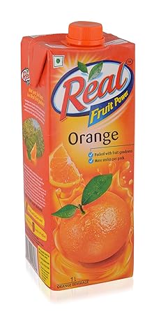 Real Fruit Juice - Orange, 1L Pack : Amazon.in: Grocery & Gourmet Foods
