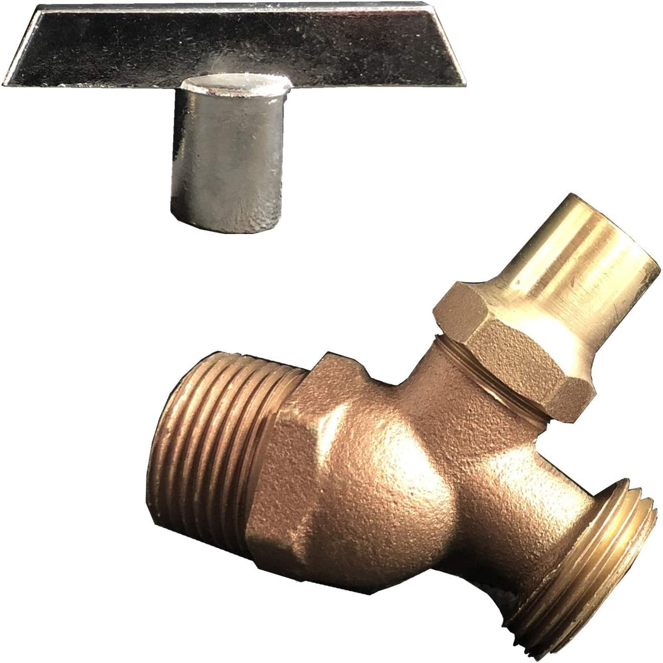 Amazon.com : EZ-FLUID 1/2" MIP X 3/4" MHT Male Hose Threaded Hose ...