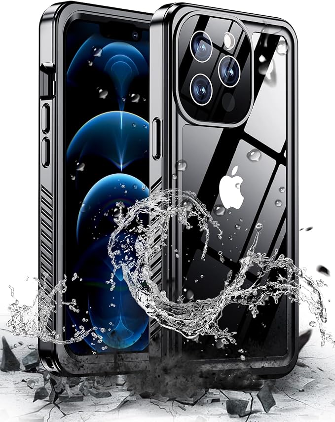 Amazon.com: Hualele Designed for iPhone 12 Pro Case Waterproof, [12FT ...