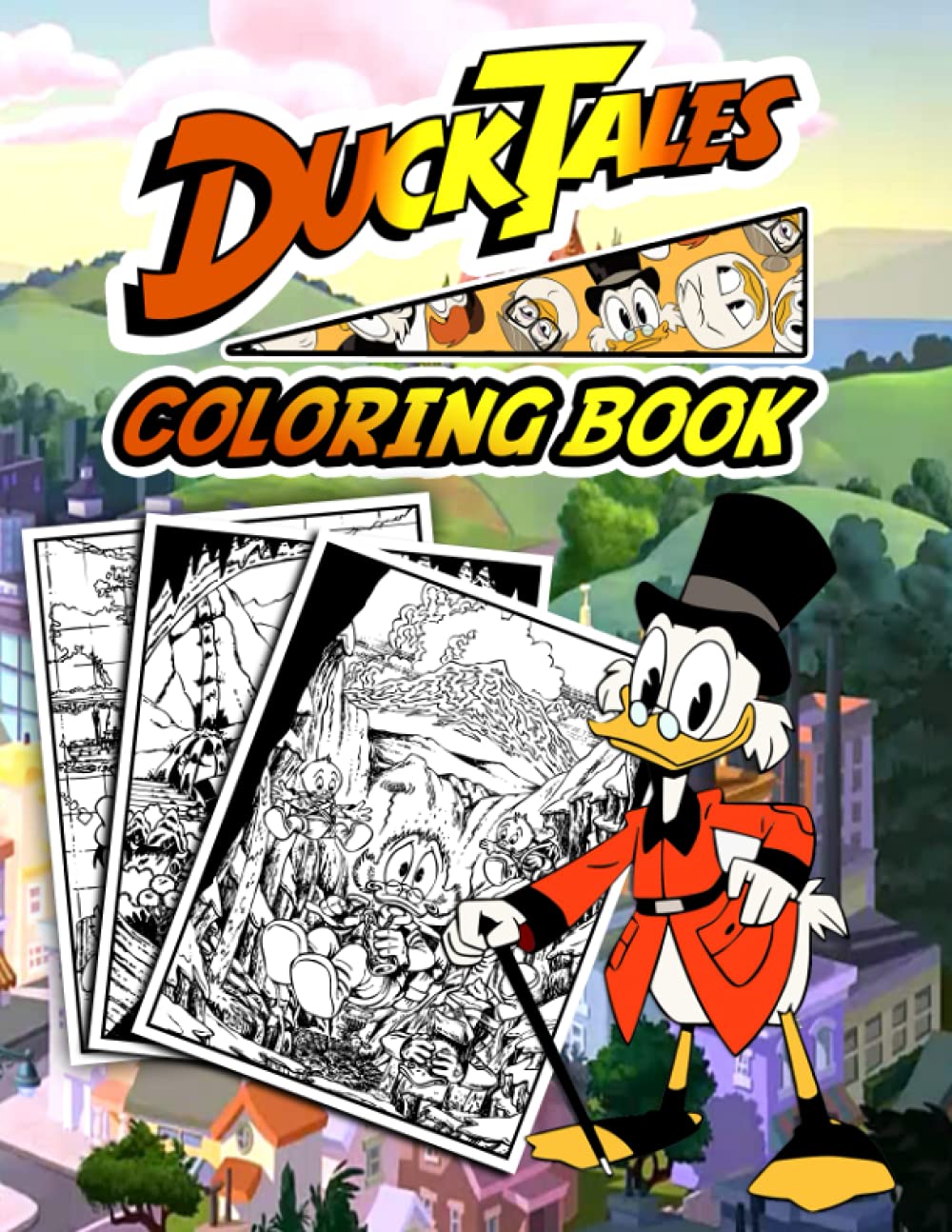 Ducktales Coloring Book 50 One Sided Coloring Pages Featuring Stunning ...