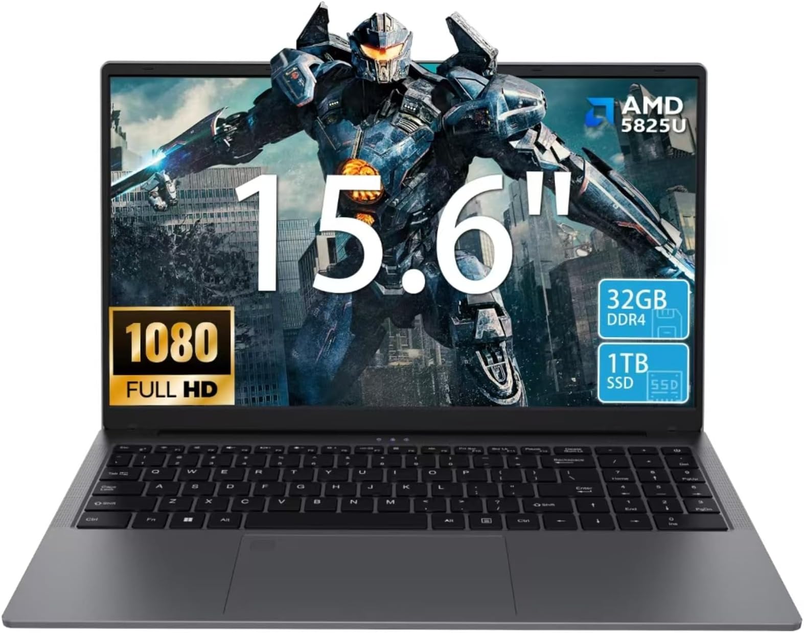 Amazon.com: 15.6 Inch Gaming Laptop - AMD Ryzen 7 5825U Processor (8C ...