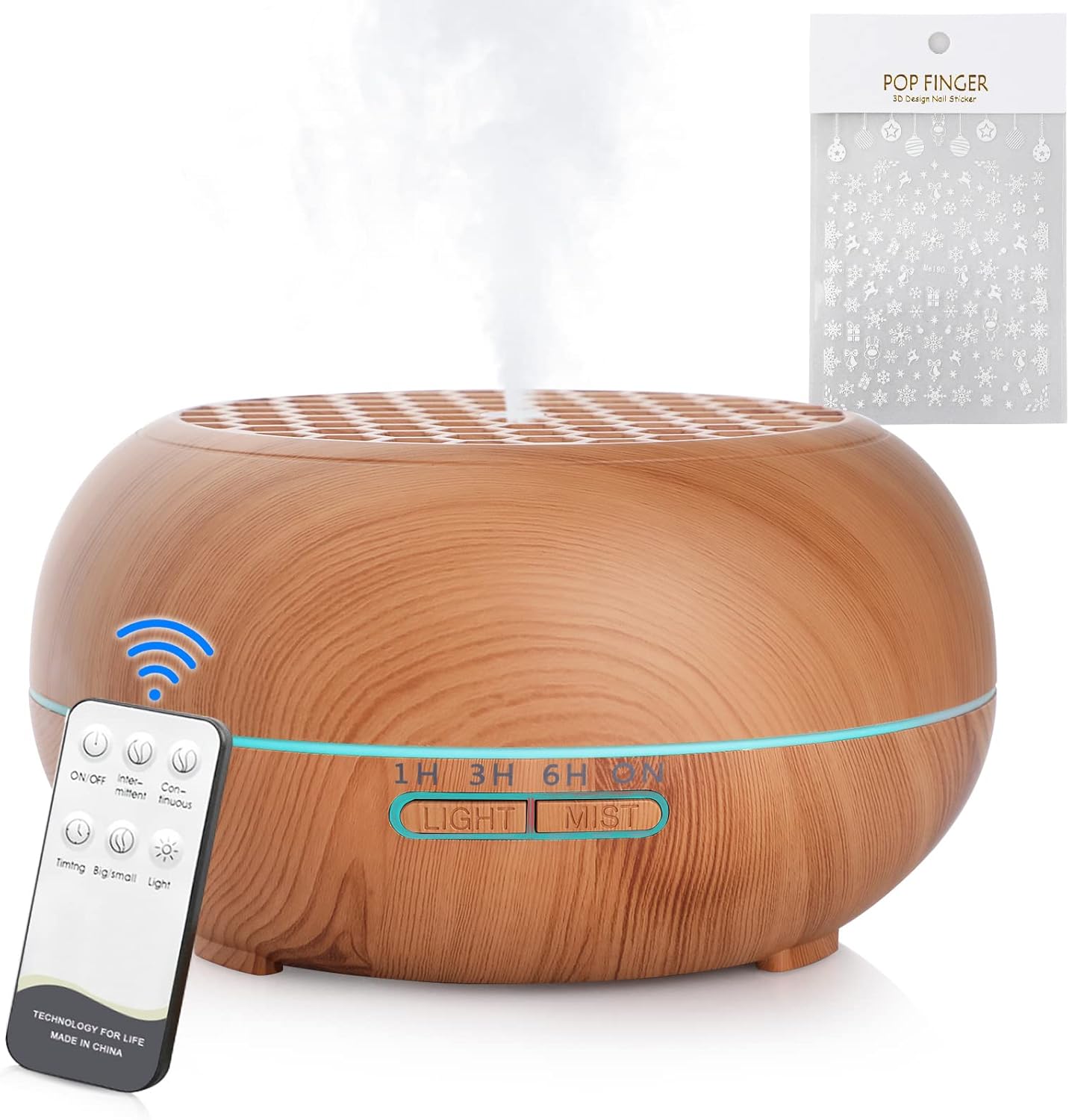 Simpeak 550ml Essential Oil Diffuser, Aroma Diffuser with Remote ...