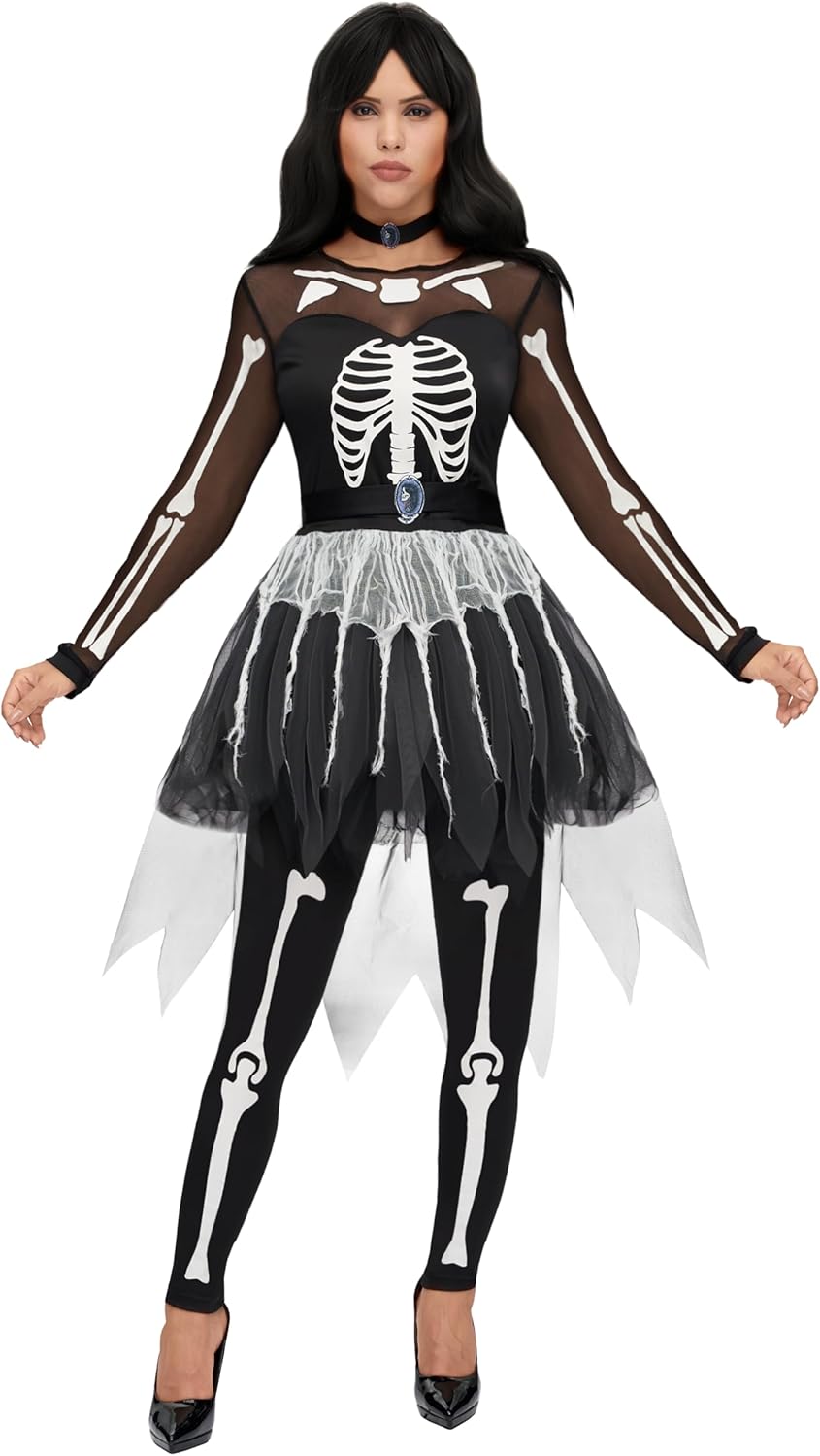 Amazon.com: Spooktacular Creations Women Skeleton Costume, Halloween ...