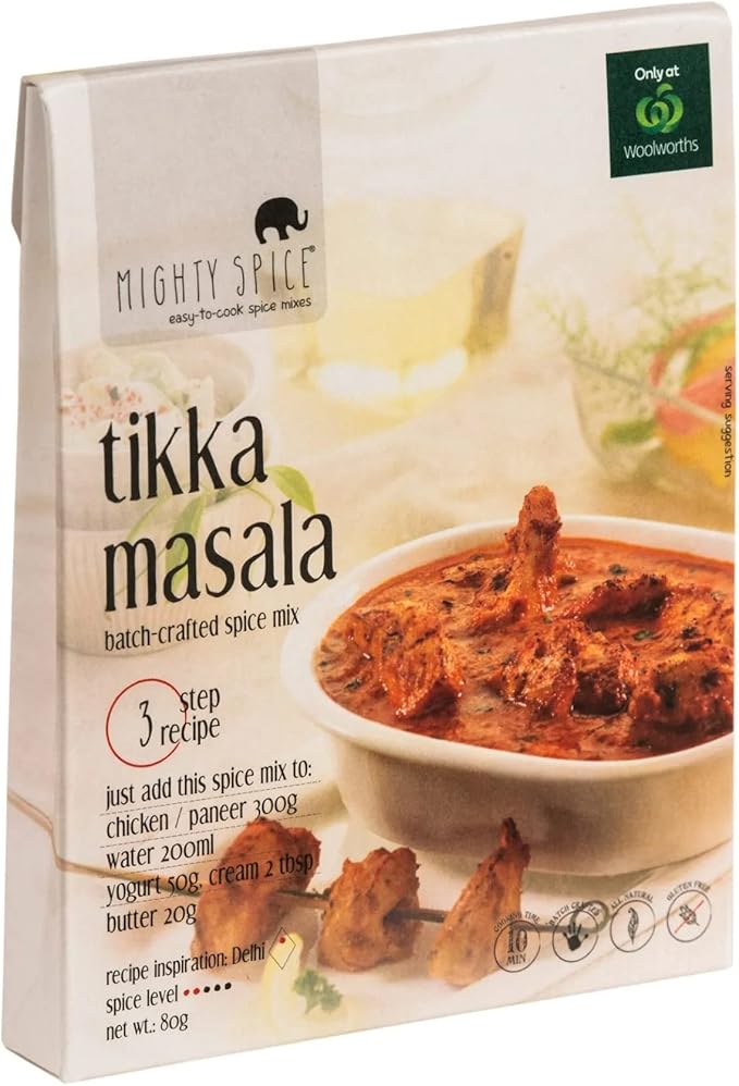 Mighty Spice Curry Kit, Authentic Curry Paste for Indian Tikka Masala ...