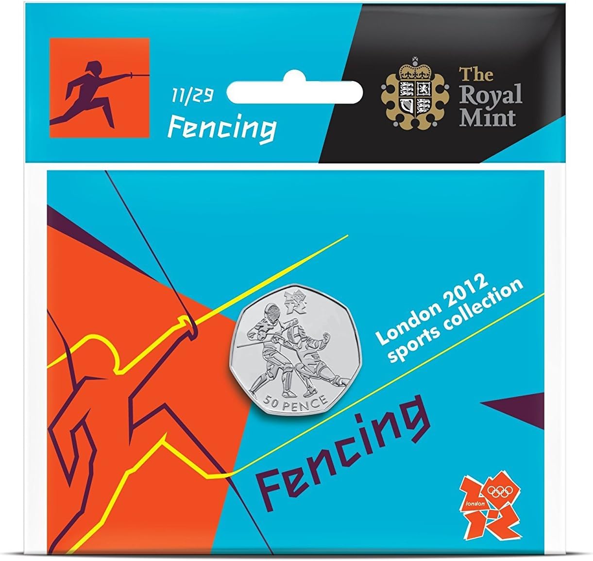 London 2012 - The 50p Sports Collection - Fencing : Amazon.co.uk: Toys ...