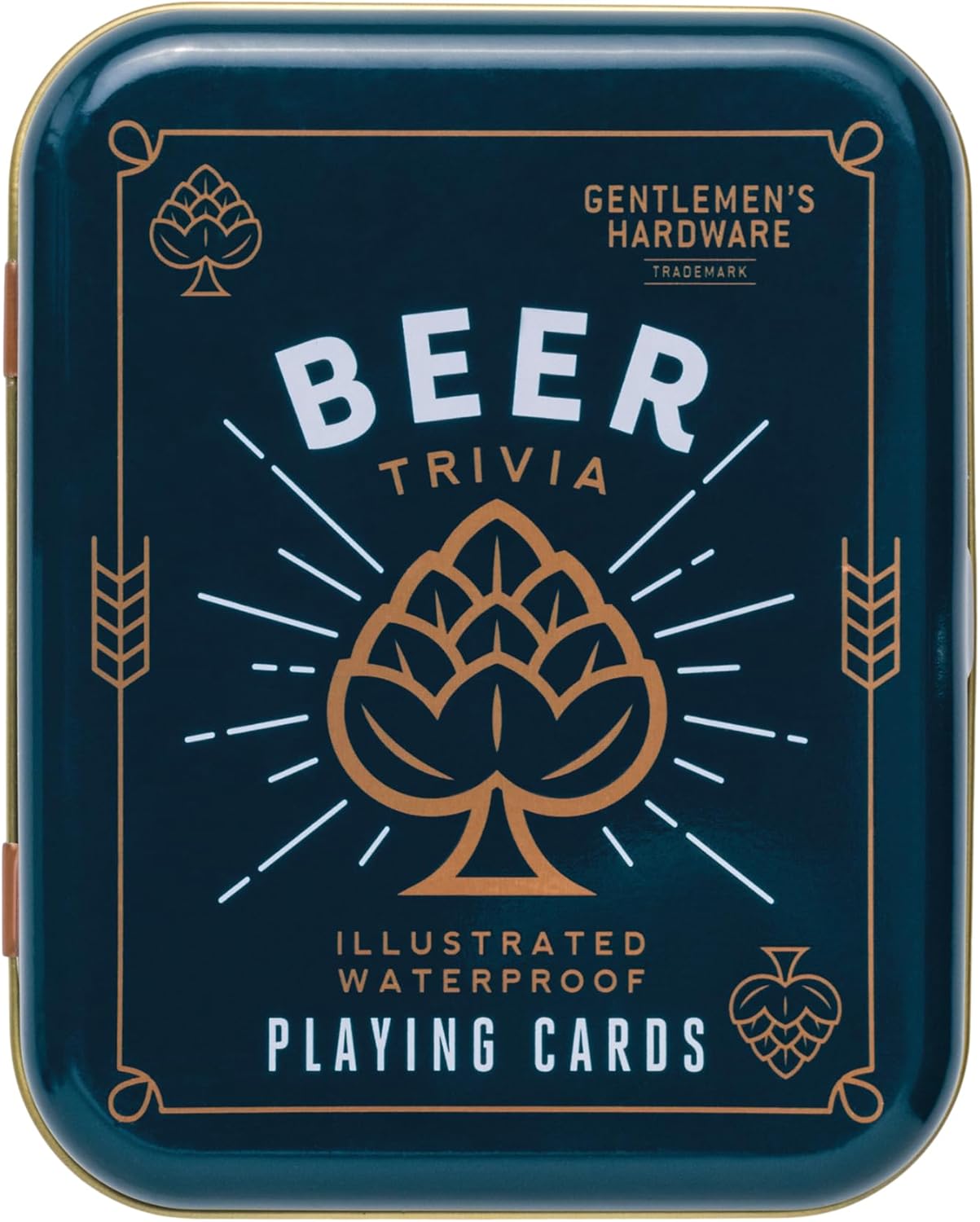 Amazon.com: Gentlemen's Hardware Waterproof Playing Cards in Travel Tin ...