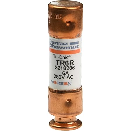 Mersen TR20R 250V 20A 2X9/16 Rk5 Time Delay Fuse, 10-Pack - Cartridge ...