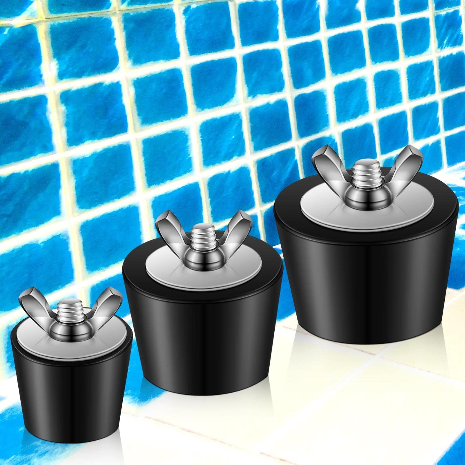 Amazon.com: Pool Winterizing Plug for Swimming Pool Holes - 2 Pack ...