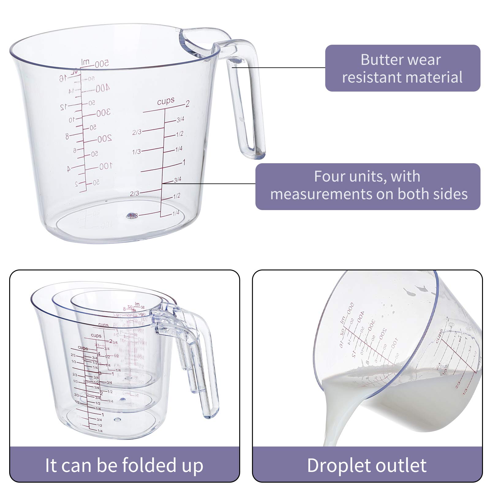 Amazon School Measuring Liquid How Many Cups In A Quart, Pint, Or