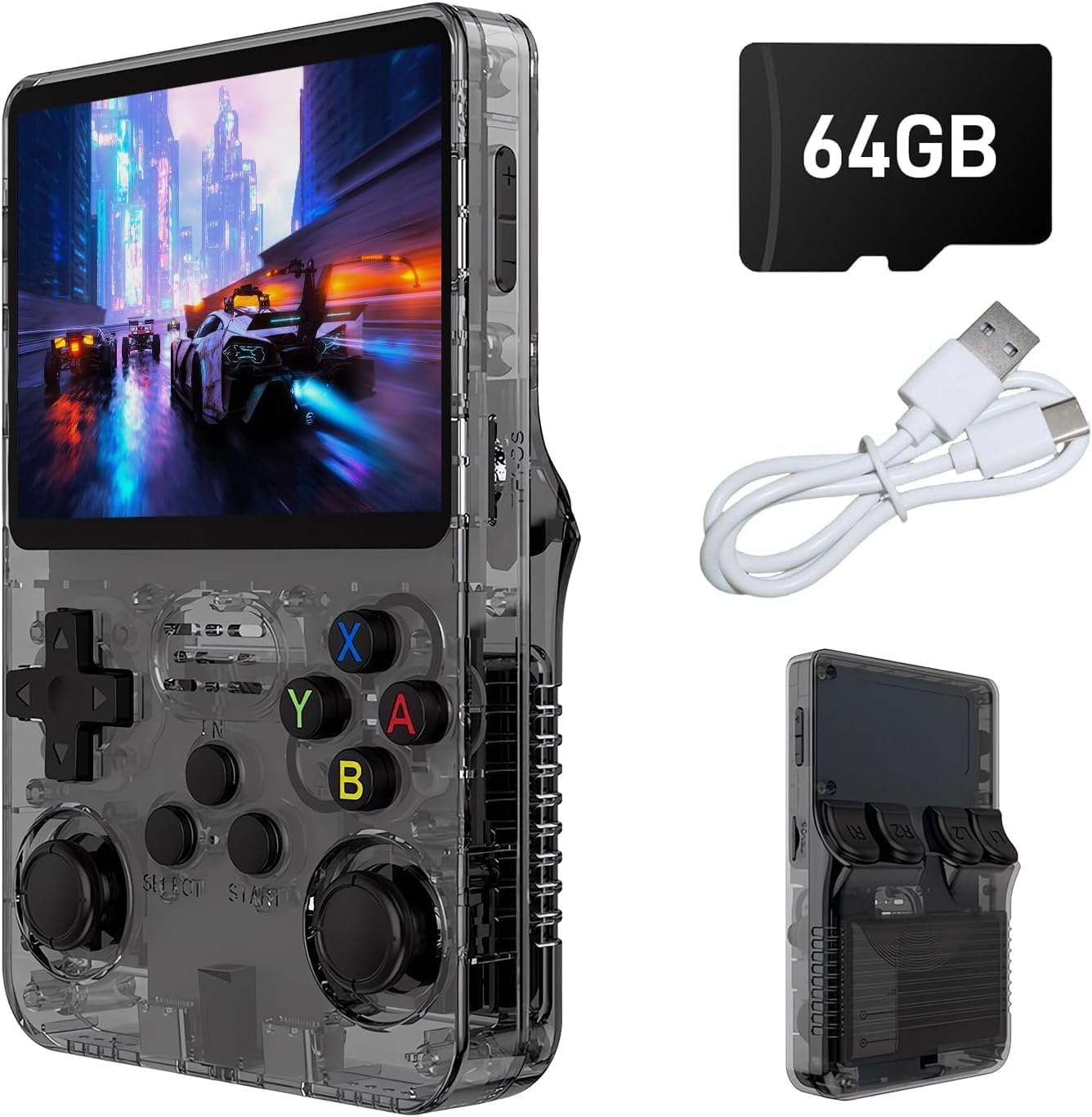 Retro Handheld Gaming Console R36S - Portable Game Console with Dual 3D ...